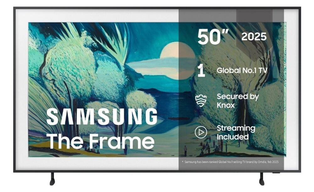 Samsung The Frame 50" QLED 4K Smart-TV med Art Mode LS03FA » Best Pris ...