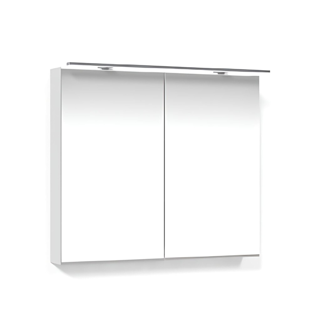 Macro Design Crown Speilskap Rampe-belysning med 2 dør Hvit / 80cm ...