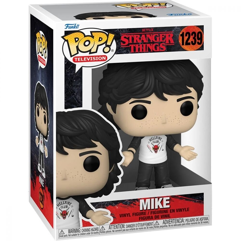 Funko Stranger Things Season 4 Mike Pop! Vinyl Figure 1239 » Best Pris ...