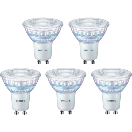 Philips Master Value GU10 spotlight 2700K 3,7W 5 pk Hvit » Best Pris på ...