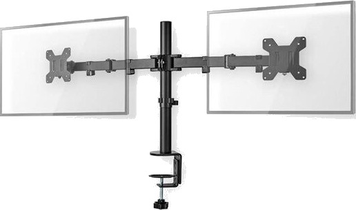 Nedis Veggfeste for 2 Skjermer 15"-32" Full Bevegelse » Best Pris på ...