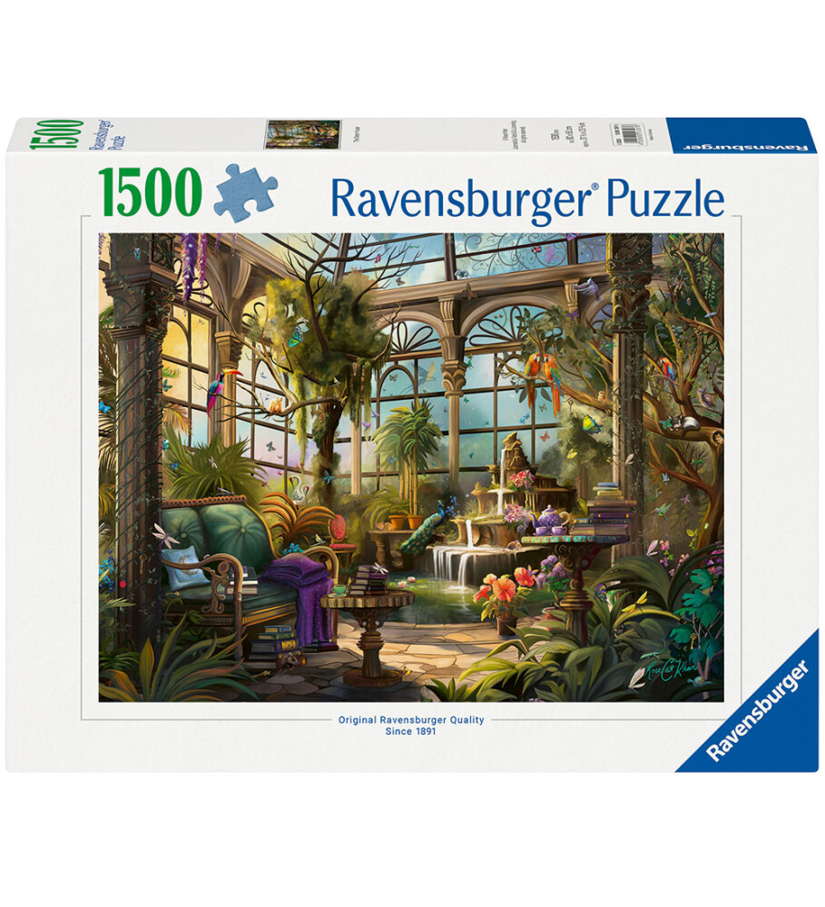Ravensburger Puslespill 1500 Brikker Grønne huset » Best Pris på ...