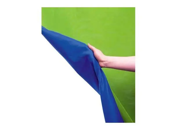 Manfrotto Chromakey Curtain Reversible Bakgrunn Chroma Key Green/Blue ...