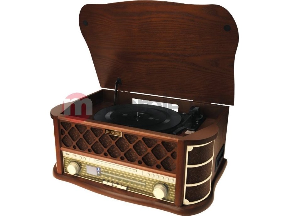 Sencor STT 016 Retro Gramofon med USB og AM/FM-Radio Brun » Best Pris ...