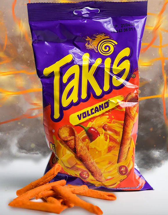 Takis Tortilla Chips Volcano 100 gram USA Kjempesterk » Best Pris på ...