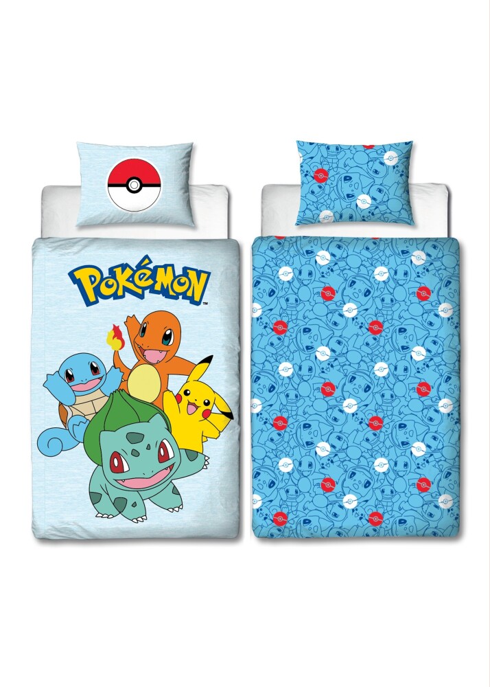 Bed Linen Adult Size 140 x 200 cm Pokemon POK553 » Best Pris på ...