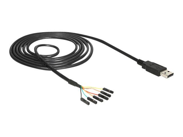 Delock Converter USB 2.0 > Serial-TTL 6 pin pin header connector ...