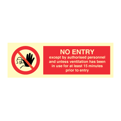 Prohibition sign- NO ENTRY - except by authorised personnel » Best Pris ...