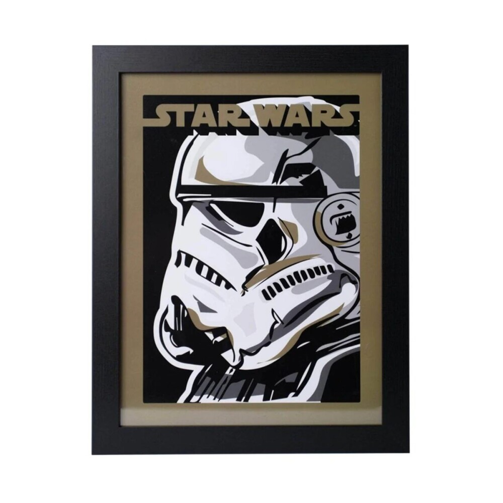 Star Wars Innrammet Bilde 30 x 40 cm Stormtrooper » Best Pris på ...