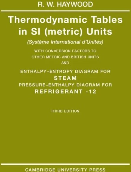 Thermodynamic Tables In Si (Metric) Units » Best Pris på Prisradar.no