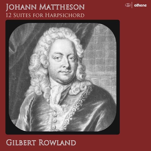Mattheson, Rowland Johann Mattheson: 12 Suites For Harpsi CD » Best ...