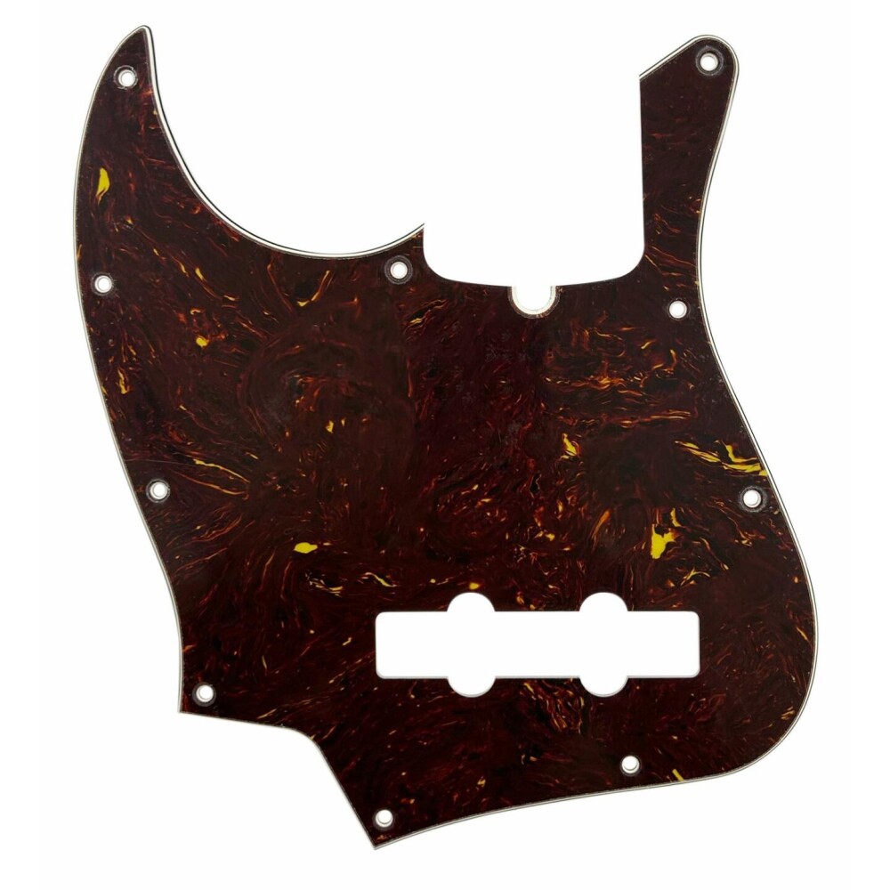 D'Andrea J-Bass 4-Ply Pickguard Left Tortoise/parchment/Svart/parchment ...