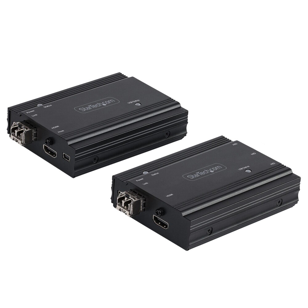 STARTECH 4K HDMI EXTENDER OVER FIBER KIT HDMI VIDEO AND USB OVER FIBER ...