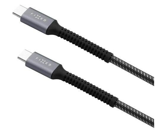FIXED ARMOR series 240W USB-C/C braided cable 1.2m Grey » Black Friday 2025