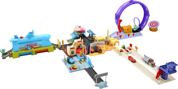Cars Showtime Loop Playset Disney Pixar Cars Race Tracks Hgv73 » Best ...