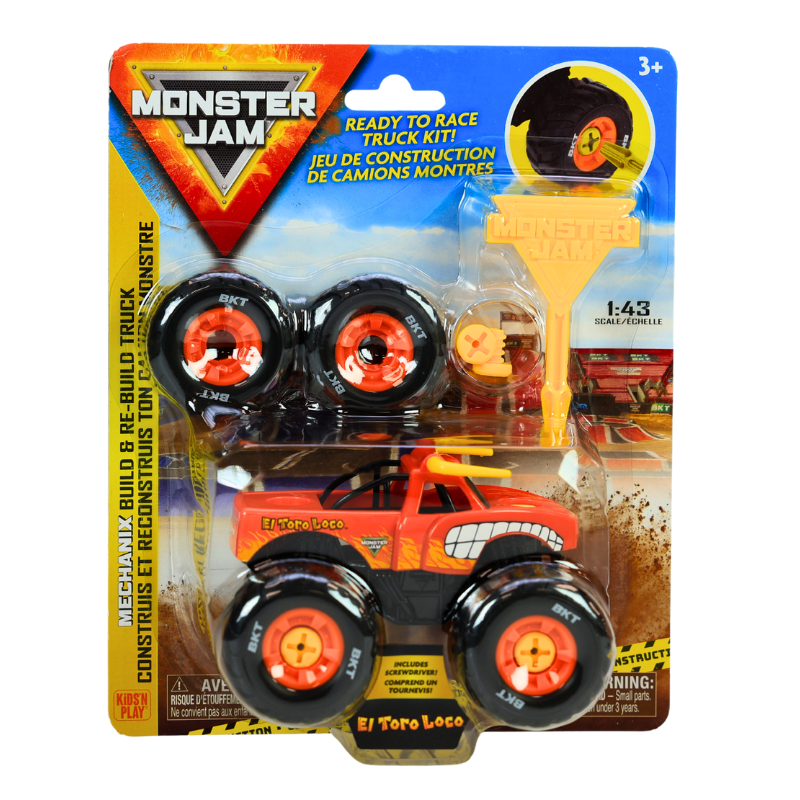 Monster Jam Monstertruck Mechanix 1:43 El Toro Loco » Best Pris på ...