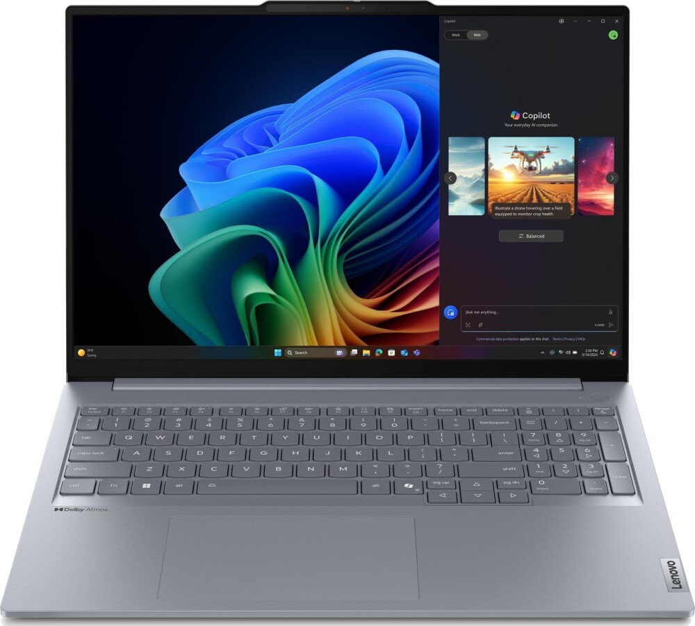 Lenovo ThinkBook 16 G7 16" Full HD+ NPU 45Tops Snapdragon X Plus X1P 42 ...