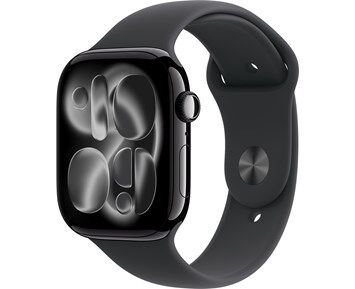 Apple Watch Series 11 GPS 46mm Jet Black Aluminium Case with Black ...