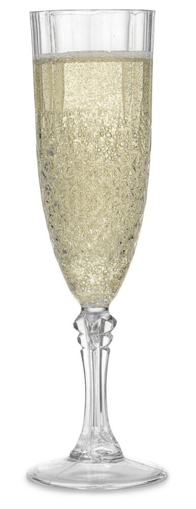 Champagneglass Crystal Effect i plast » Best Pris på Prisradar.no