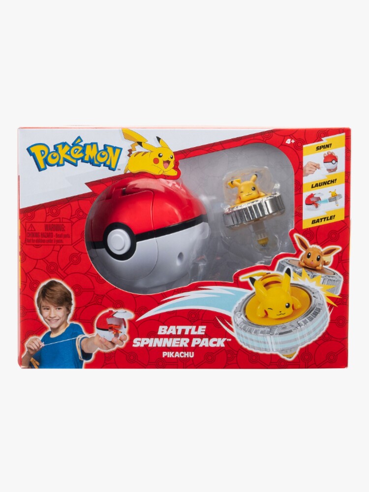 Pokémon Battle Spinner Pikachu med Pokéball - Plast - Lekesett for 4 ...