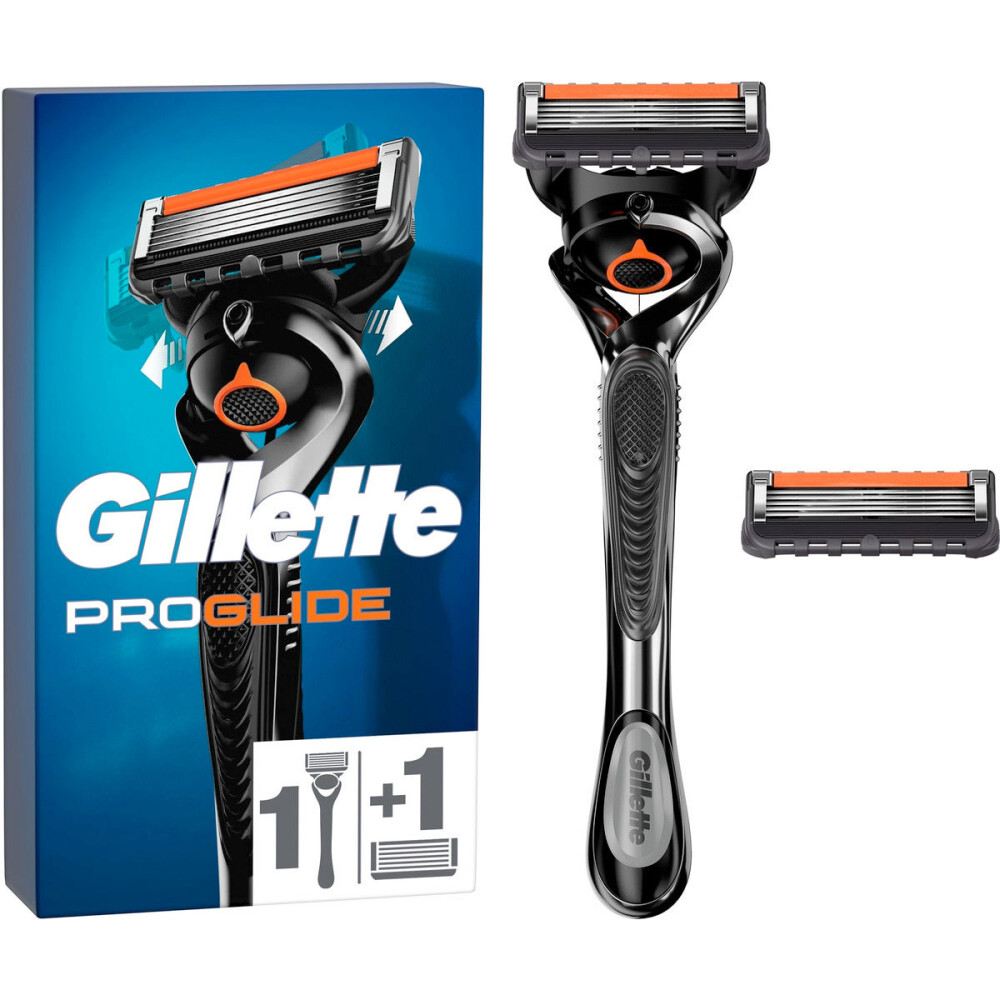 Gillette ProGlide Flexball barberhøvel + ekstra barberblad » Best Pris ...
