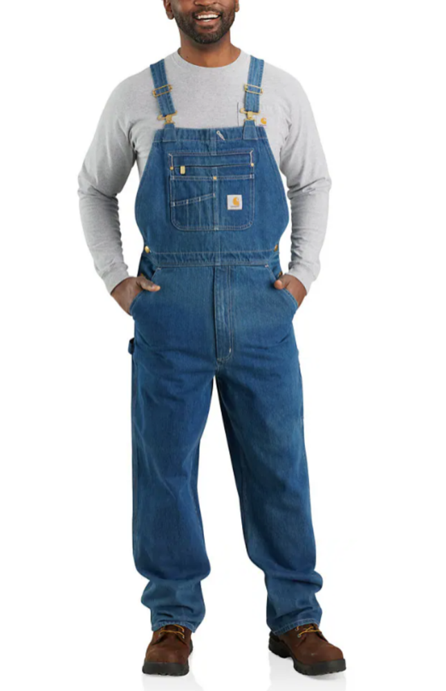 Carhartt Workwear Loose Fit Denim Bib Overall Darkstone Darkstone ...