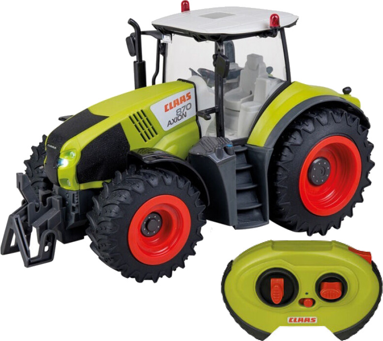 Claas Axion 870 Radiostyrt Traktor 1:16 med LED-lys og Fjernkontroll ...