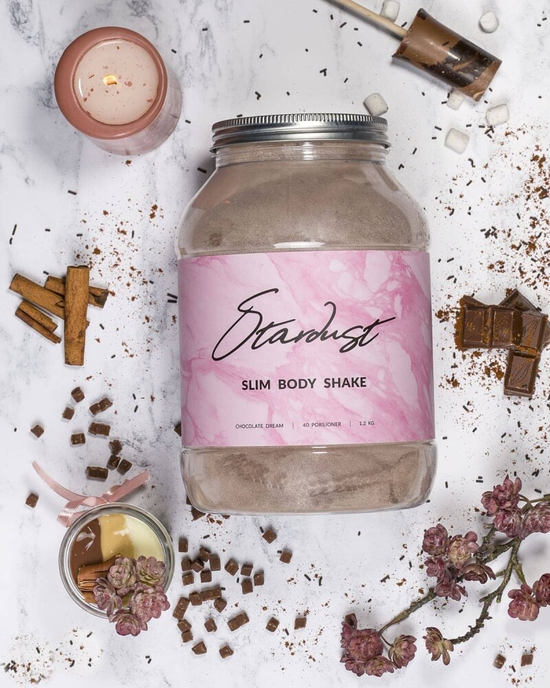 Stardust - Slim Body Shake 1200g - Chocolate Dream » Best Pris på ...