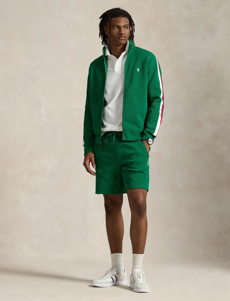 Polo Ralph Lauren Double Knit Track Jacket Green M » Best Pris på ...