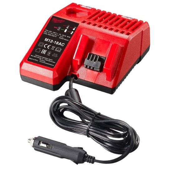 Milwaukee Billader 12V Sigarett M12-18 AC » Best Pris på Prisradar.no