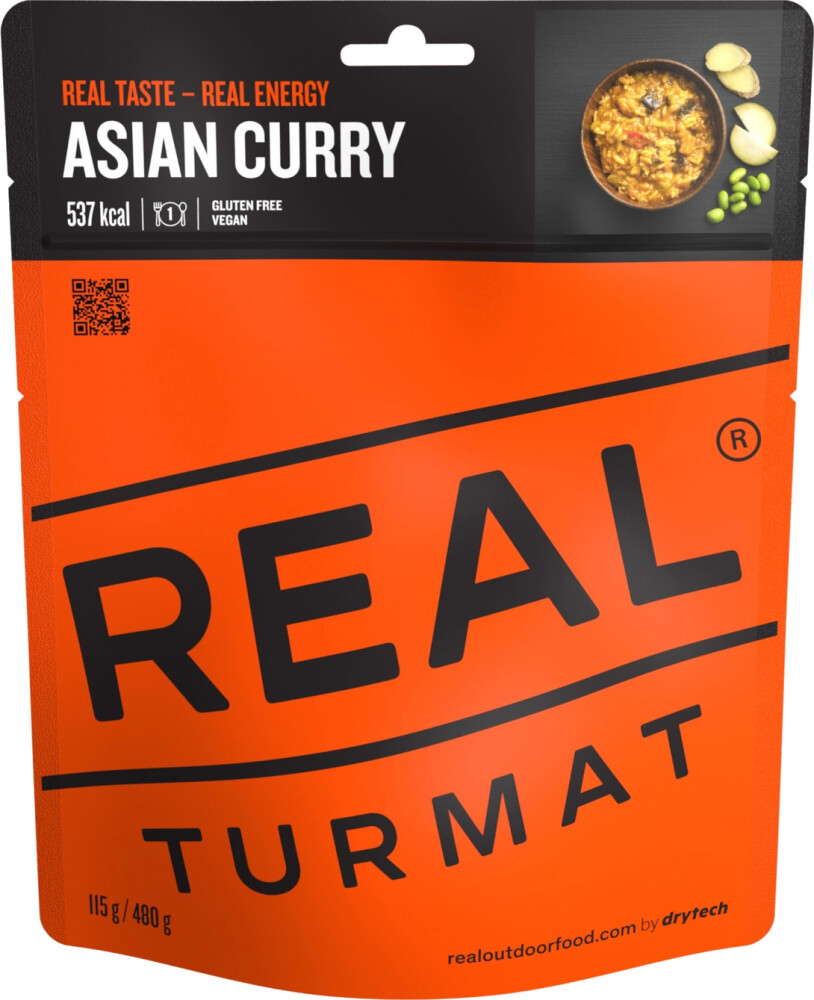 Real Turmat Asian Curry, turmat 500 Gram Orange » Best Pris på Prisradar.no