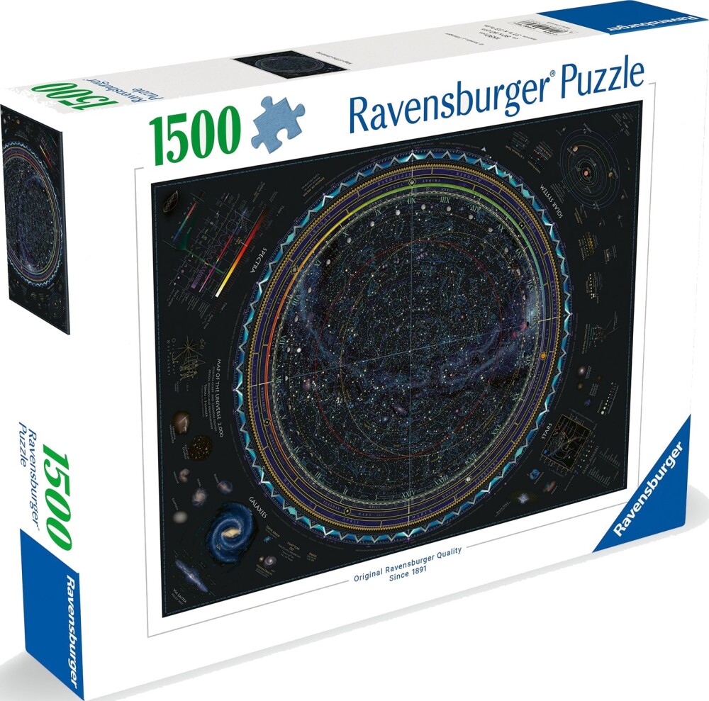 Ravensburger - Puzzle Map of the Universe 1500p 12000703 » Best Pris på ...