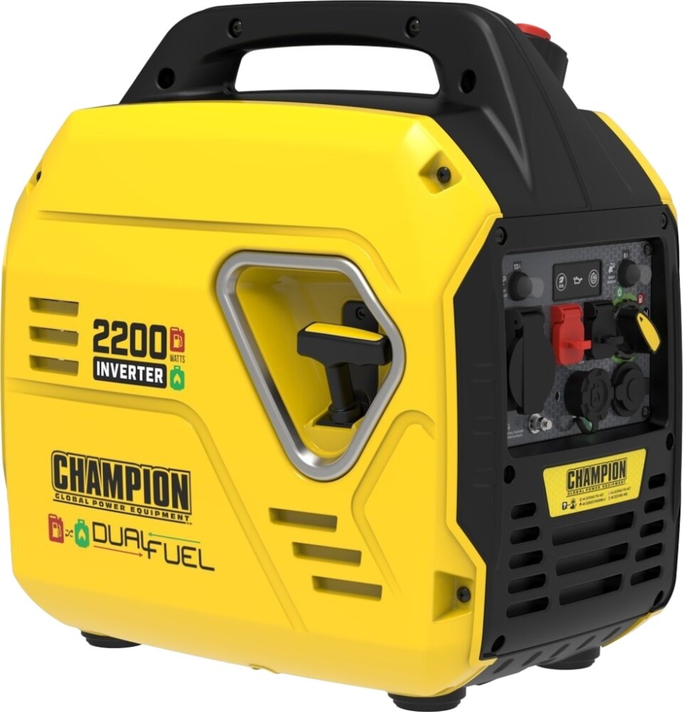 Champion 92001i-DF-EU-SC Inverteraggregat Mighty Atom 2200W Dual Fuel ...