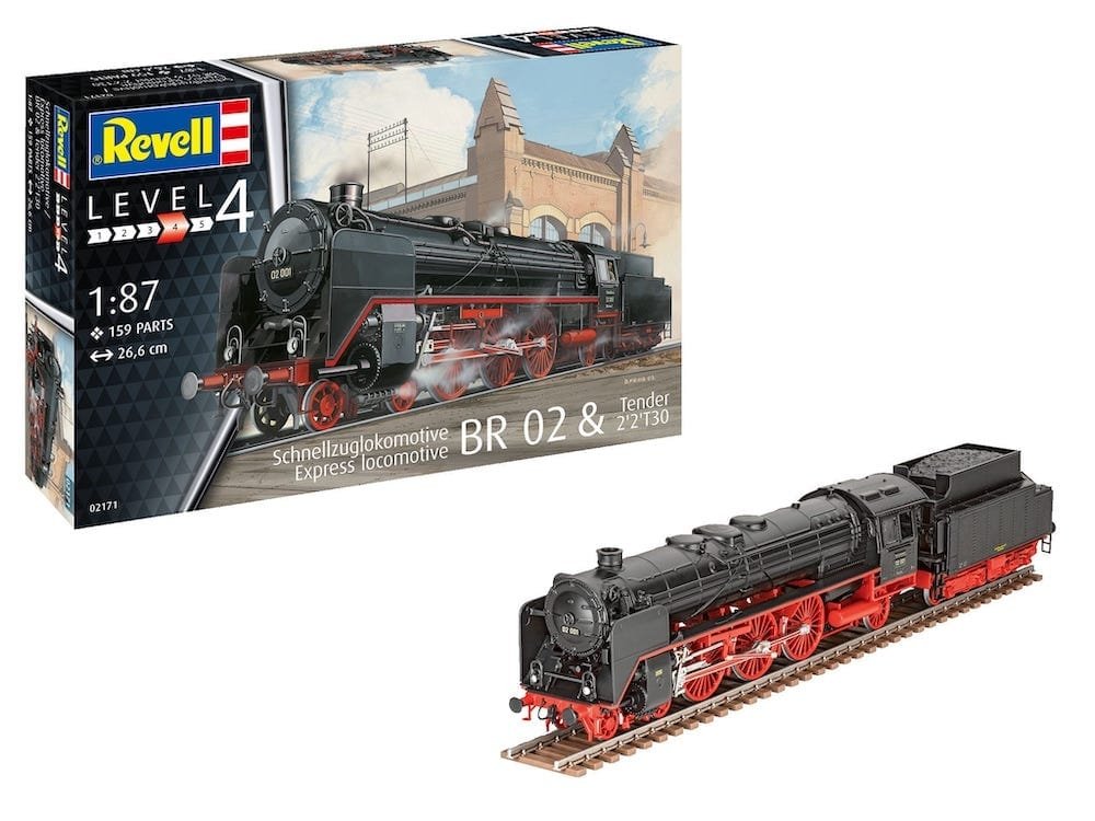 Revell 1/87 Express Locomotive BR 02 and Tender 2´2´T30 » Best Pris på ...