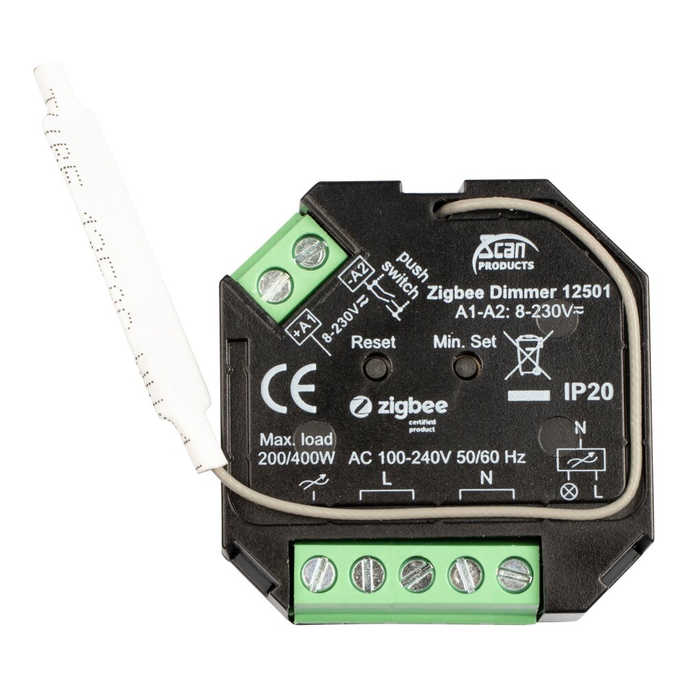 Scan Products 12501 Dimmerpuck Zigbee 200W LED Belysning » Best Pris på ...