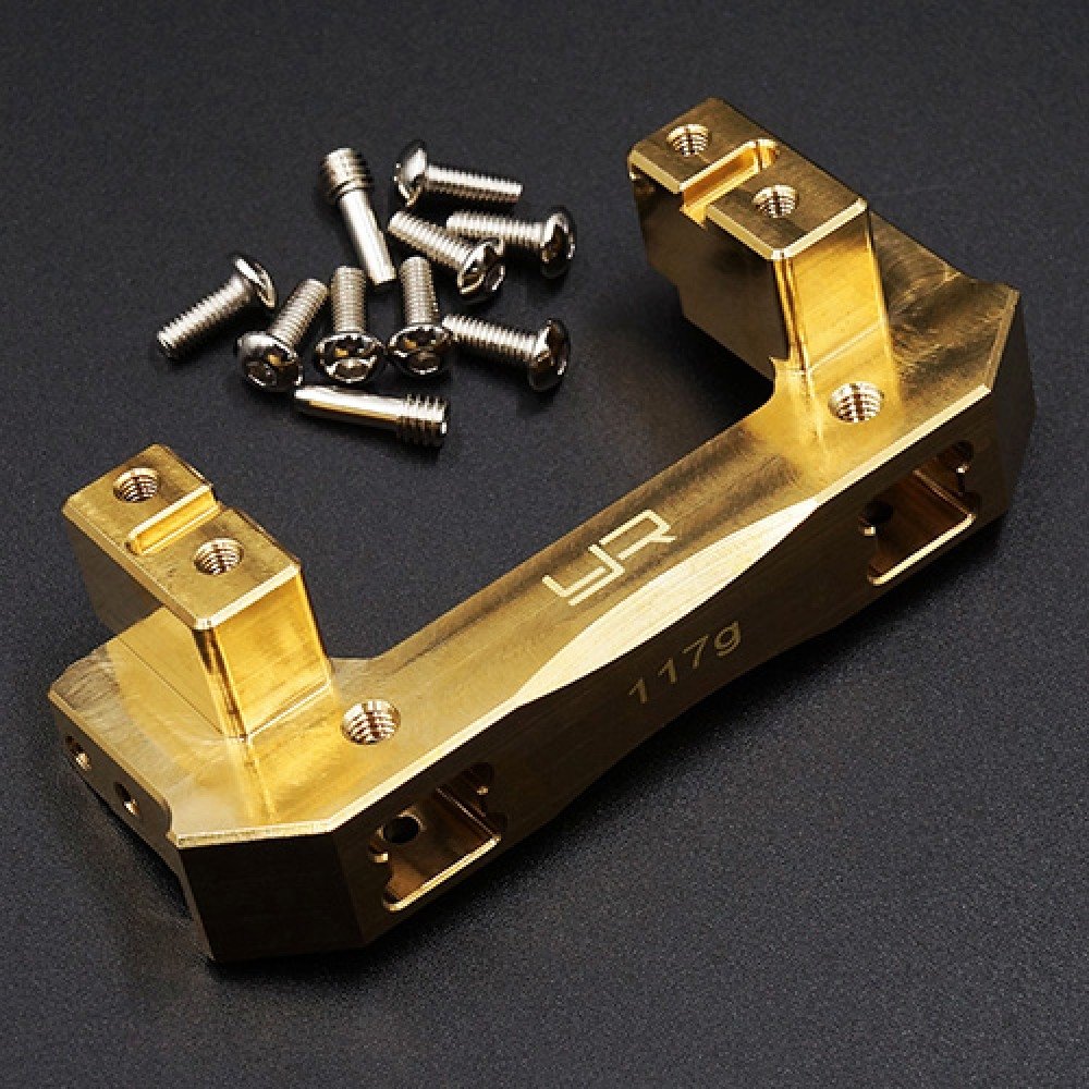 Yeah Racing Brass 117g Front Bumper & Servo Mount » Best Pris på ...