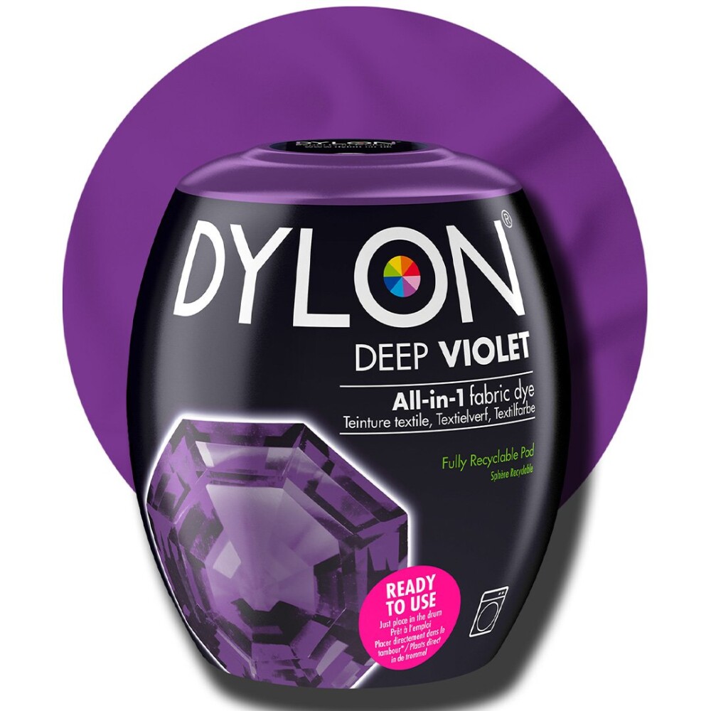 Dylon Pod All in 1 Tekstilfarge Deep Violet » Best Pris på Prisradar.no