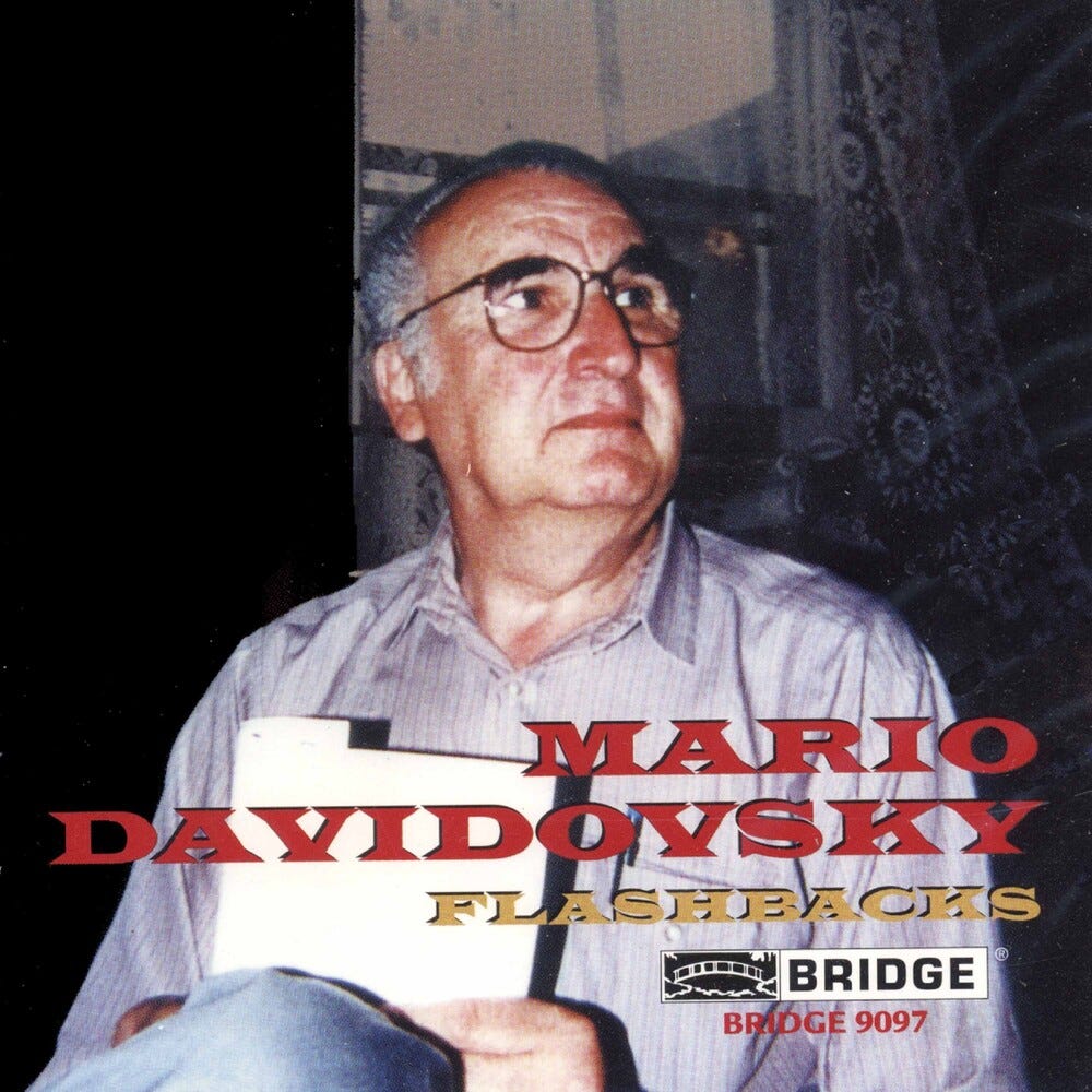Mario Davidovsky, Bayla Keyes, David Starobin, Mary Ruth Ray, Peggy ...