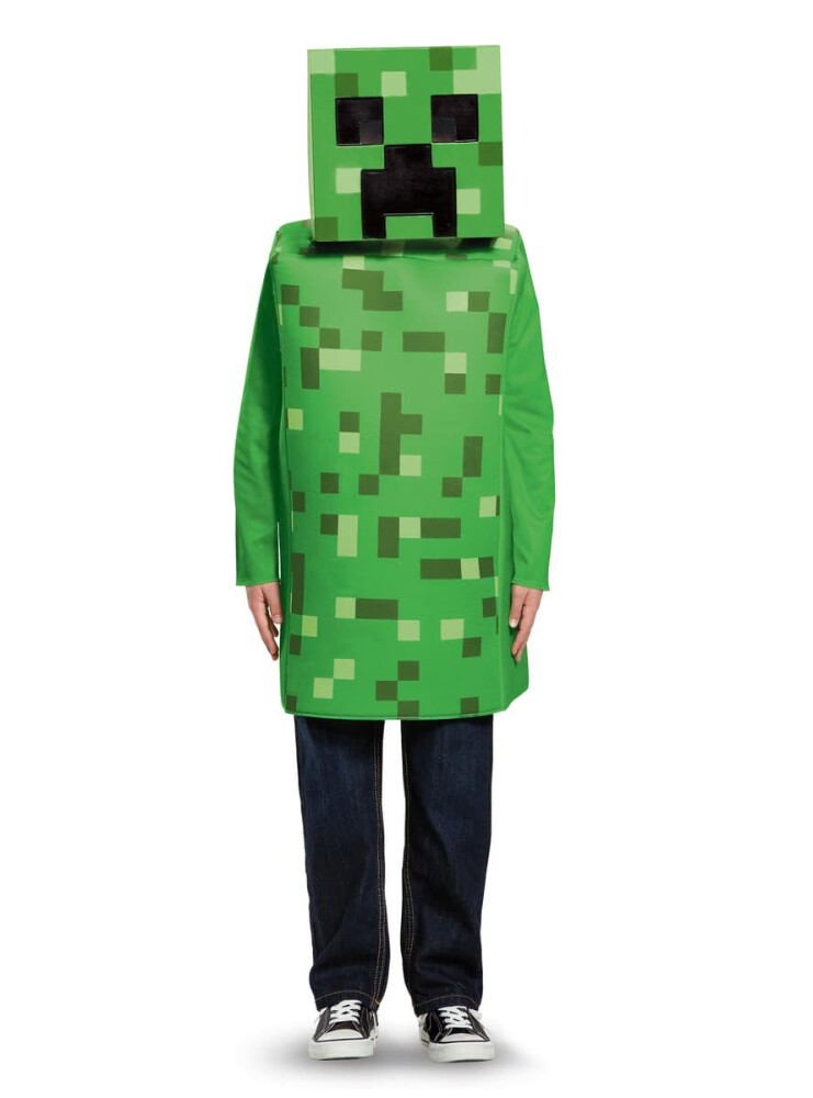 Minecraft Creeper Kostyme for barn » Best Pris på Prisradar.no