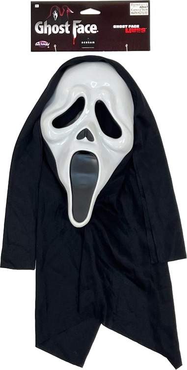 Scream Ghost Face Maske Voksen » Best Pris på Prisradar.no