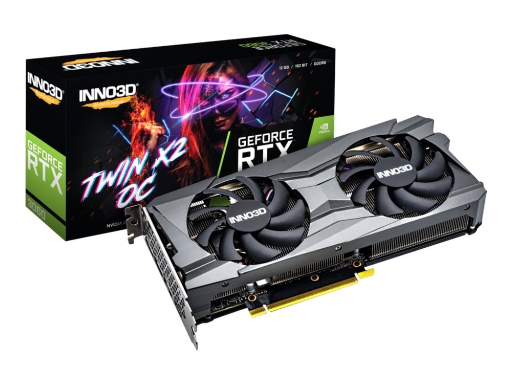 Inno3d Geforce Rtx 3060 Twin X2 Oc - 12GB GDDR6 RAM - Grafikkort » Best ...