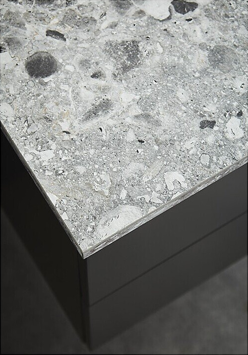 Hafa Benkeplate 1000 100x46,2 cm Uten hull Grå Terrazzo » Best Pris på ...