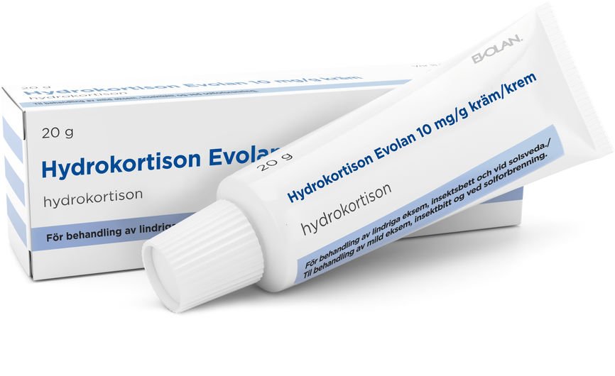 Hydrokortison Evolan 10 mg/g krem 20 g » Best Pris på Prisradar.no