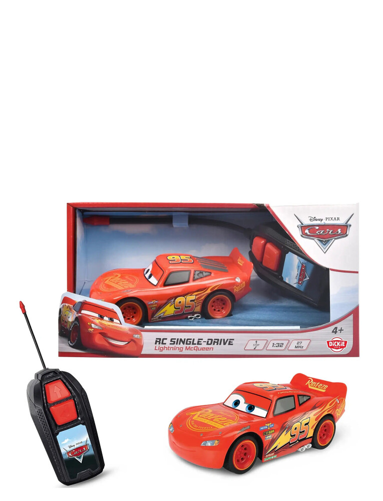 Jada Toys Radiostyrt Lightning McQueen 1:32 - Rød » Best Pris på ...