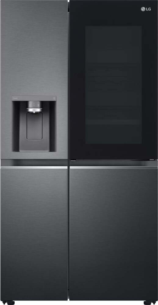 LG GSXV90MCDE Side-ved-side Kombiskap med Is- og Vanndispenser Svart ...