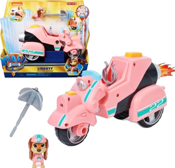 PAW Patrol PAW VHC Liberty FeatureVhMovie INTL GML Motorsykkel 3 år ...