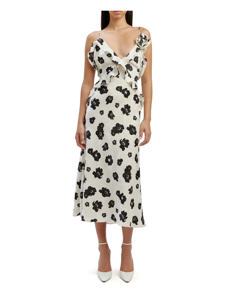 Bardot Olea Maxi Dress - White - 36 » Best Pris på Prisradar.no